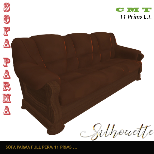Second Life Marketplace - [Silhouette] - Sofa parma